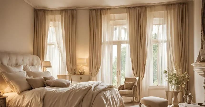 Stylish Cream Bedroom Curtain Ideas for a Cozy and Chic Look